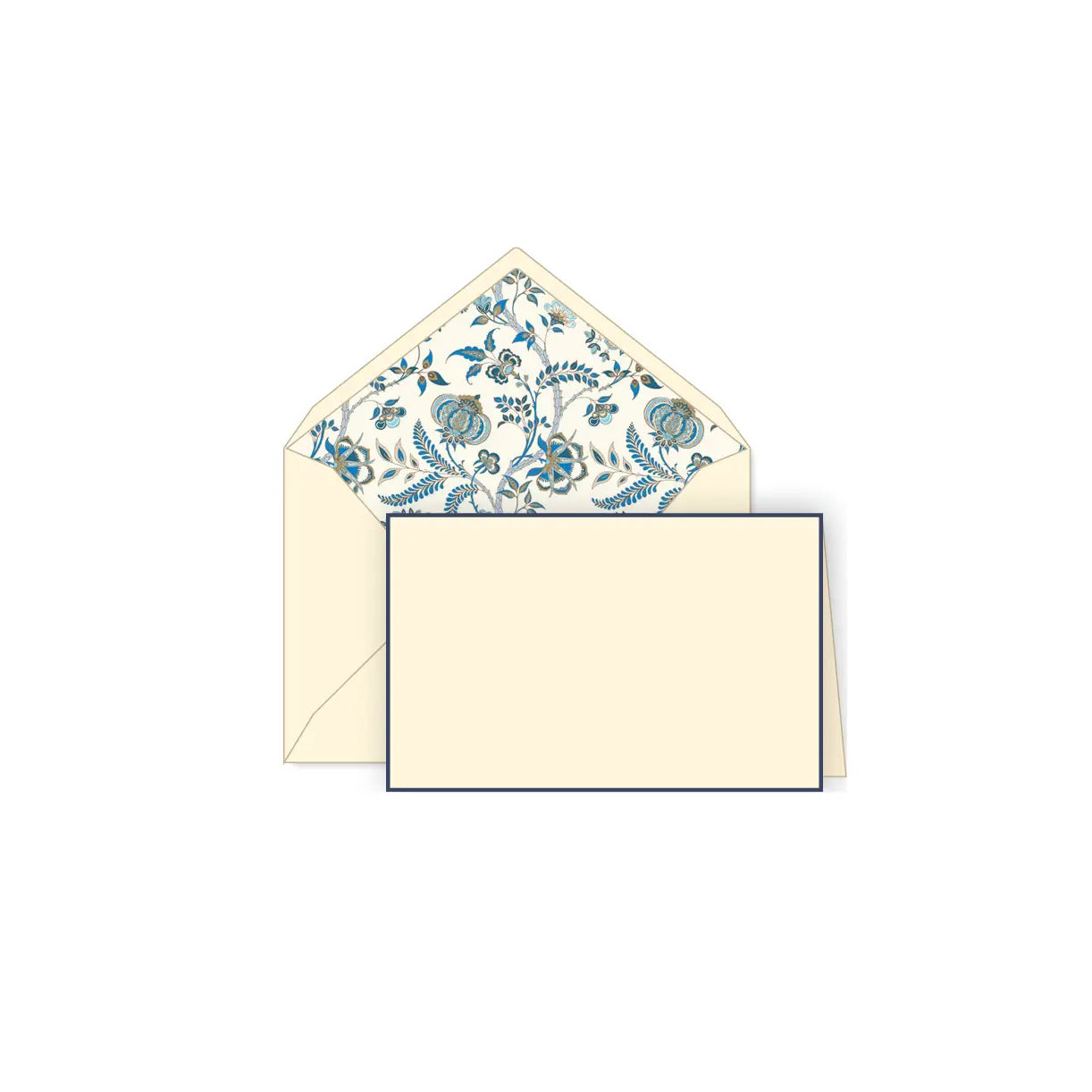 100% Cotton Bordered Folded Cards Letter Set (Flowers) – Hitchcock ...