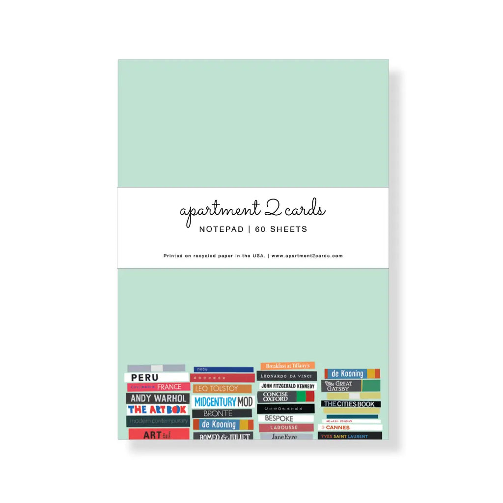 Book Stacks Notepad – Hitchcock Paper Co.