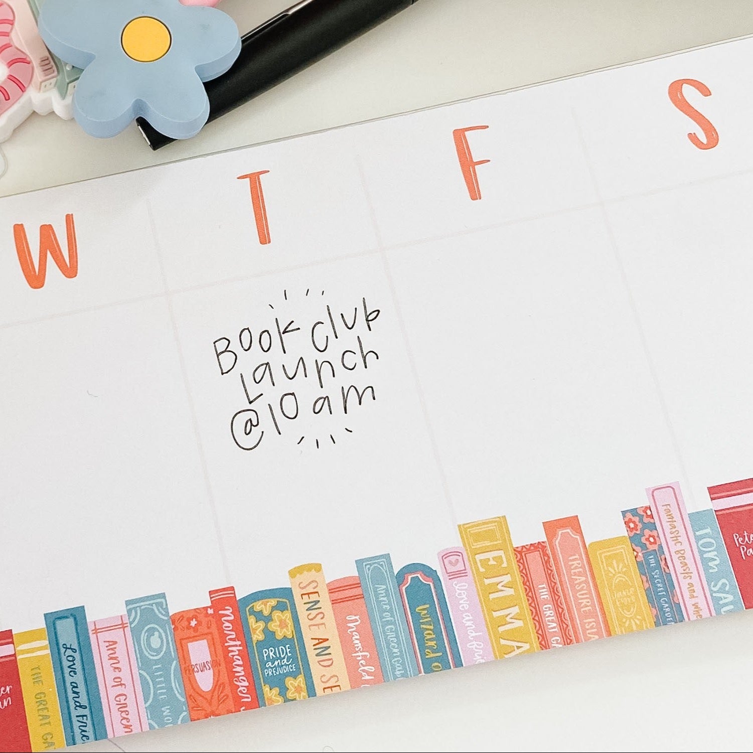 Book Stack Weekly Notepad – Hitchcock Paper Co.