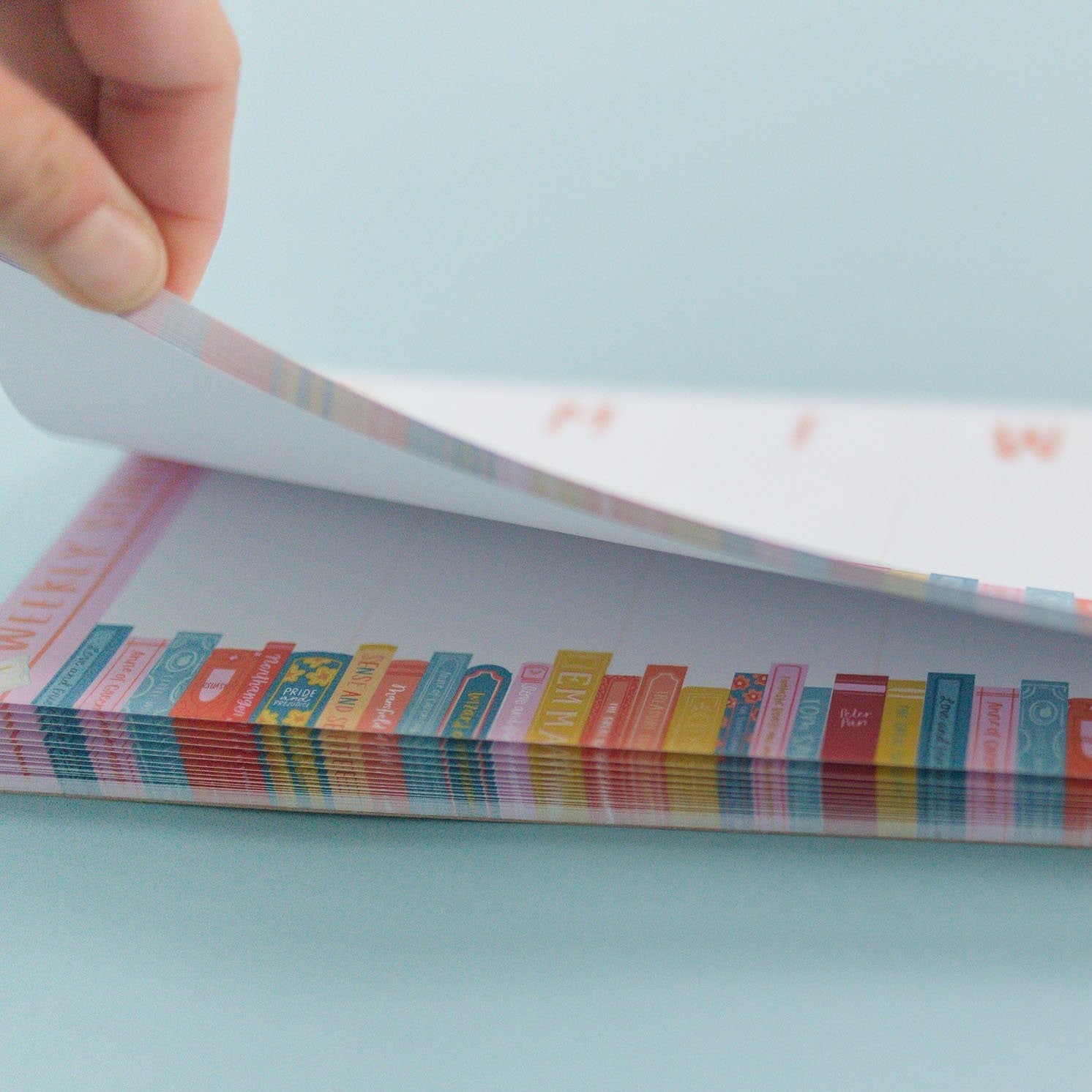 Book Stack Weekly Notepad – Hitchcock Paper Co.