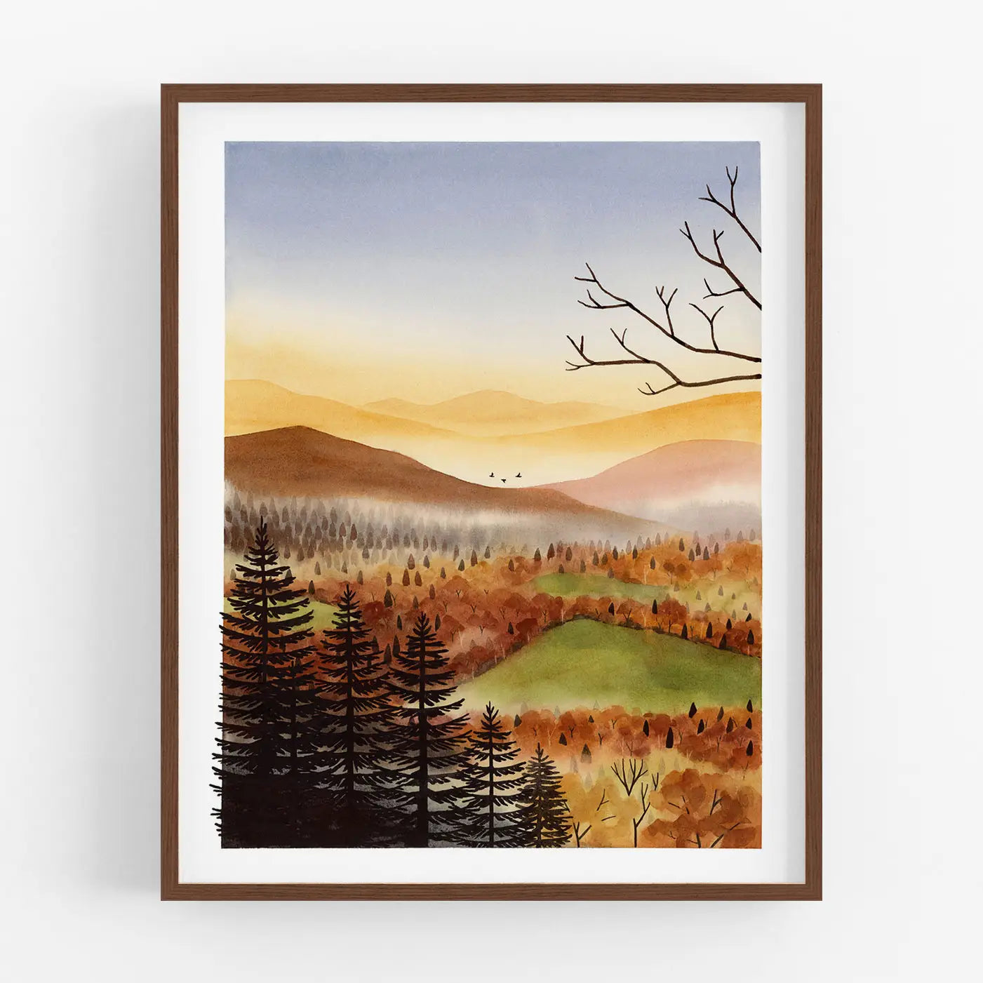 Autumn Horizon Art Print – Hitchcock Paper Co.