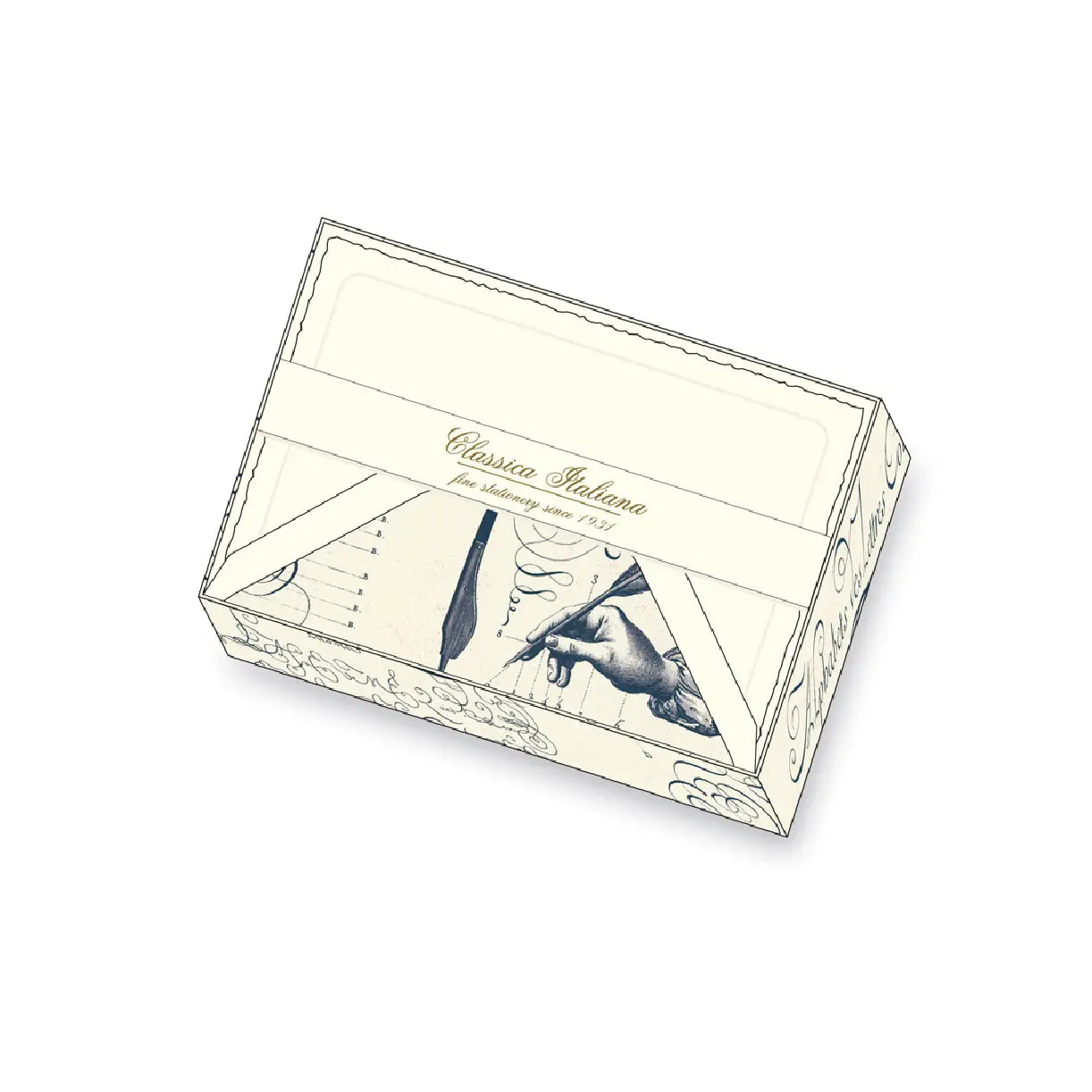 Folded Deckle Edged Cards Letter Set (Calligraphy) – Hitchcock Paper Co.