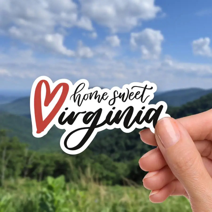 Home Sweet Virginia Sticker – Hitchcock Paper Co.
