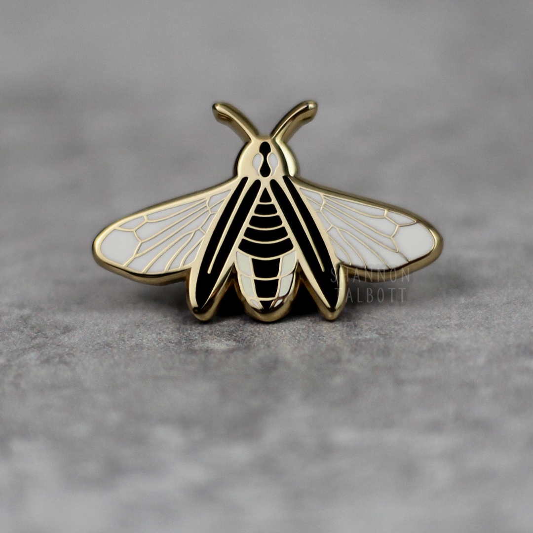 Firefly Lightning Bug Glow in the Dark Enamel Pin – Hitchcock Paper Co.