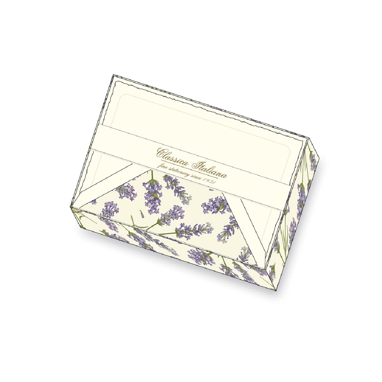 Folded Deckle Edged Cards Letter Set (Lavender) – Hitchcock Paper Co.