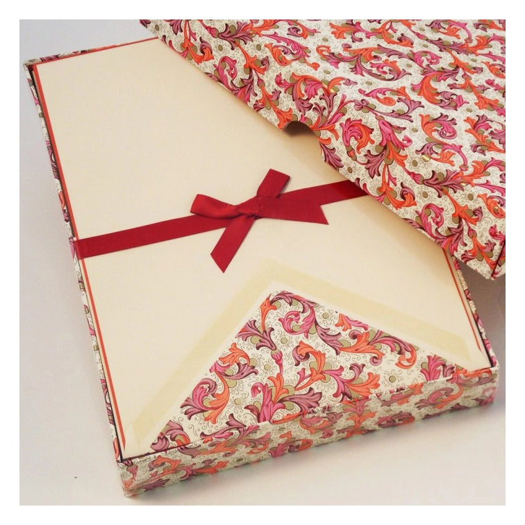 100% Cotton Bordered Writing Sheets Letter Set (Peacocks) – Hitchcock ...