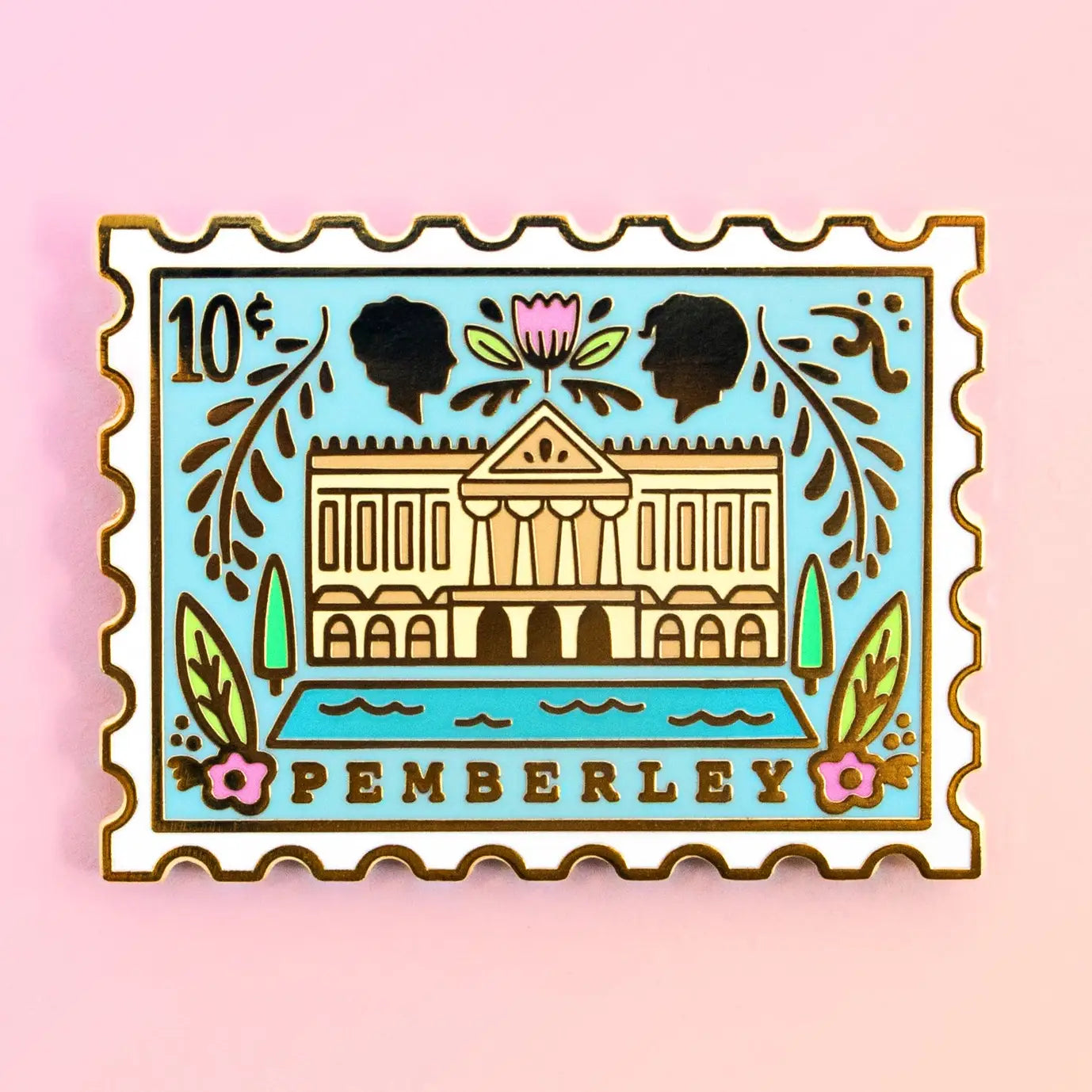 Pemberley Enamel Pin (Pride & Prejudice) – Hitchcock Paper Co.