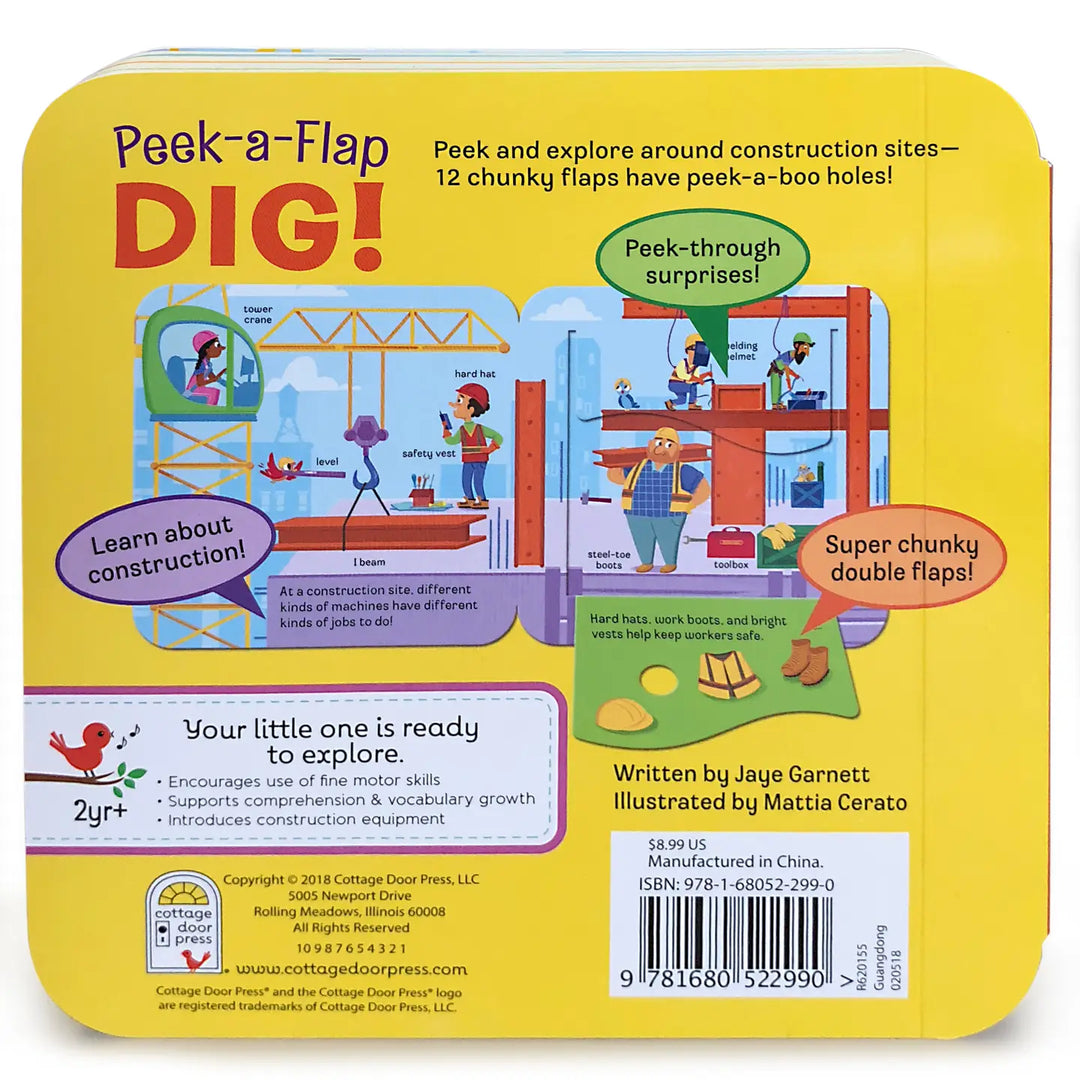 Dig! Lift-A-Flap Board Book – Hitchcock Paper Co.