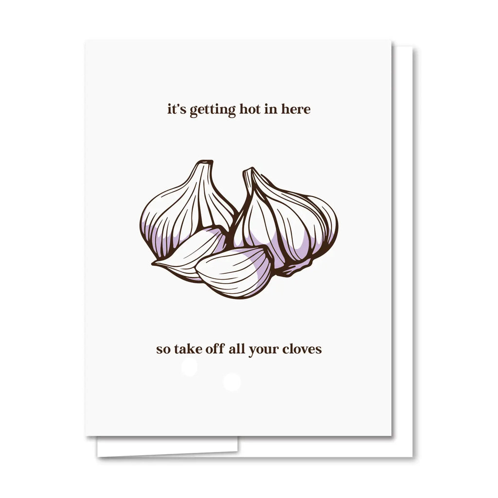 Garlic Cloves Card – Hitchcock Paper Co.