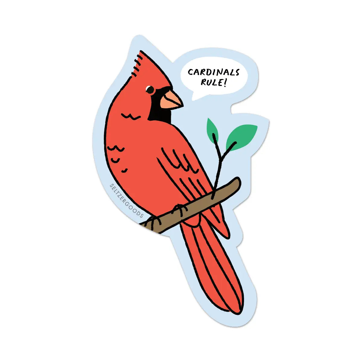 Cardinals Rule Sticker – Hitchcock Paper Co.